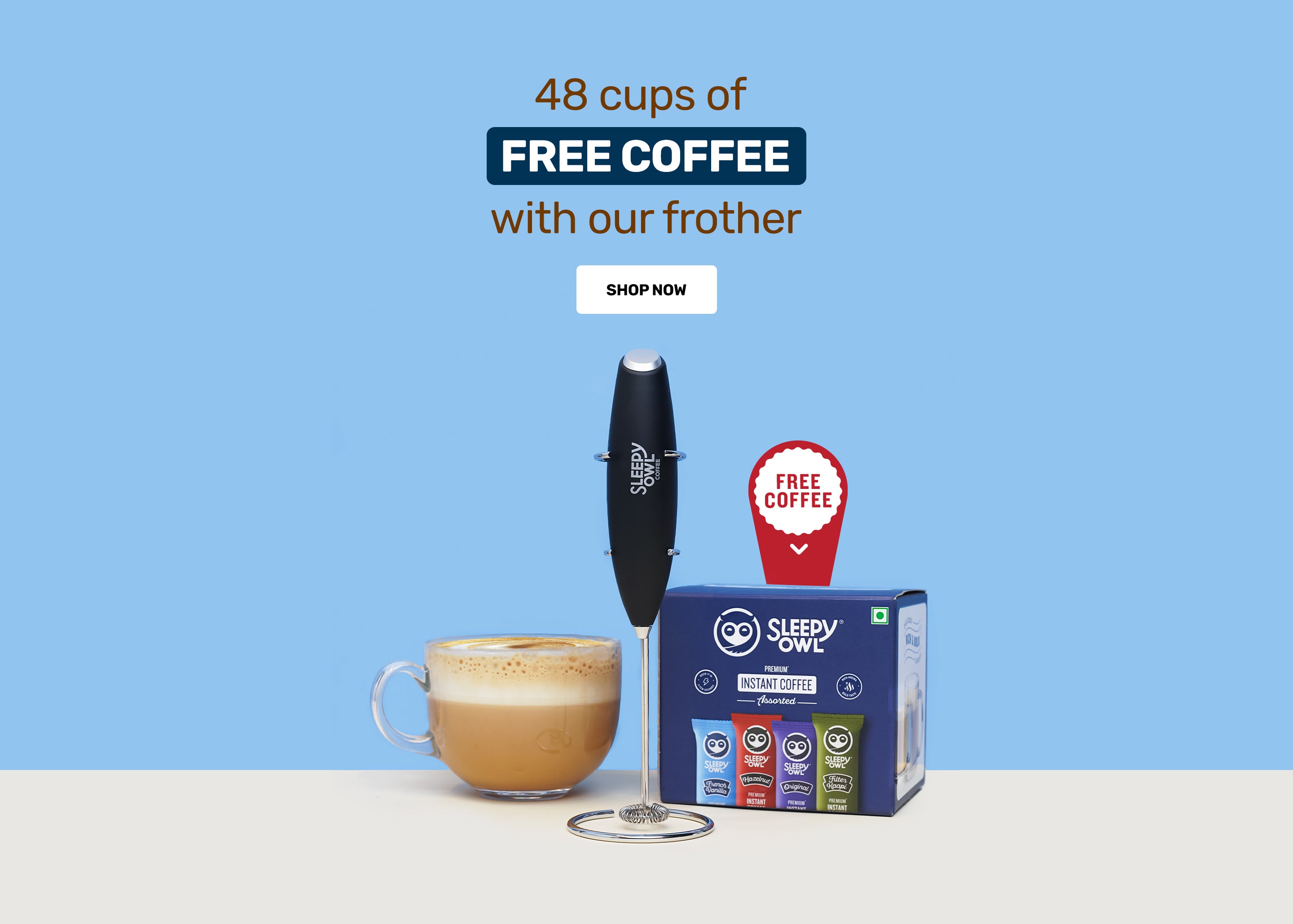 Buy Premium Instant Coffee Powder Online | 100% Arabica | Sleepy Owl ...